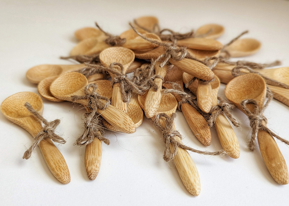 LITTLE REUSABLE BAMBOO SPOON – Two Snooty Chefs